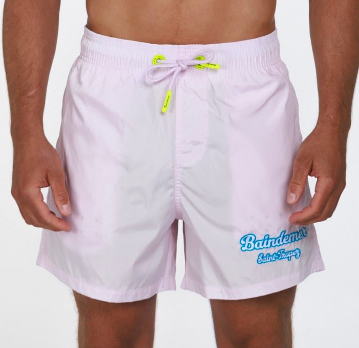 BDM CLASSIC | Mens Swimwear BABY PINK – BAIN DE MER USA I Luxury ...