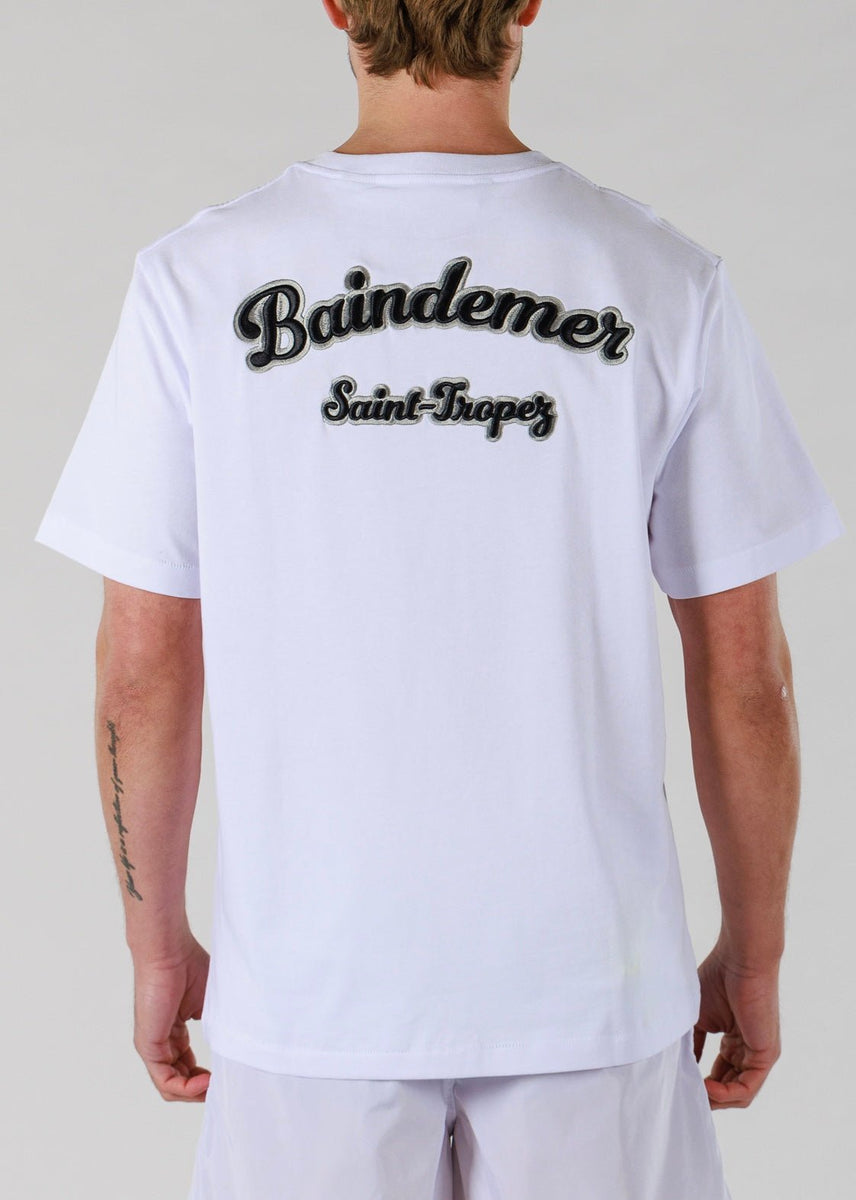 BDM CLASSIC WHITE | Menʼs OS T-Shirt – BAIN DE MER USA I Luxury ...