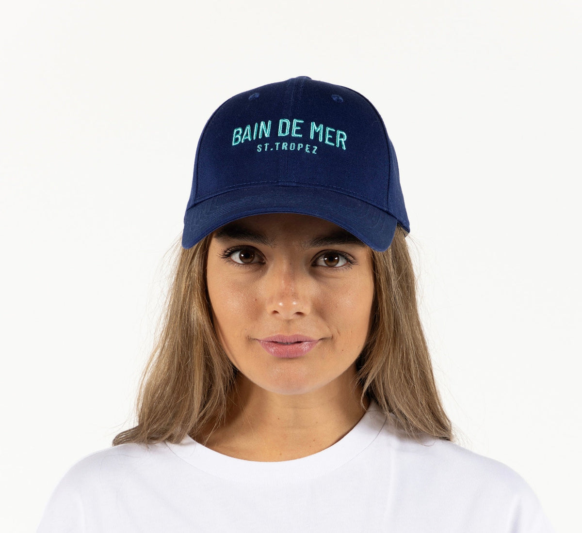 Blue BDM Cap | Luxury Accessories – BAIN DE MER USA I Luxury Swimwear ...
