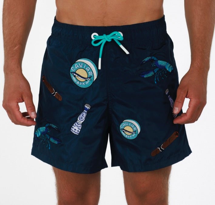 CIGARE X AZUL | Mens Swimwear NAVY BLUE – BAIN DE MER USA I Luxury ...