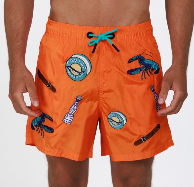 CIGARE X AZUL | Mens Swimwear ORANGE – BAIN DE MER USA I Luxury ...