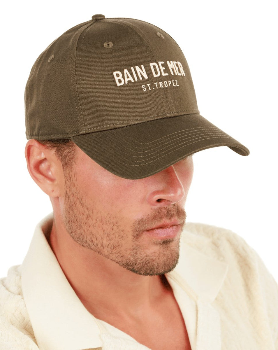 Luxury Military Green BDM Cap – BAIN DE MER USA I Luxury Swimwear ...